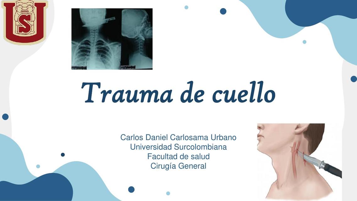 Trauma de cuello causas clasificación tratamiento | Dr. Daniel ...