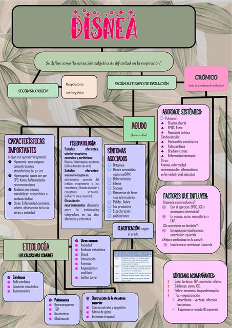 Resúmenes de Disnea | Descarga apuntes de Disnea