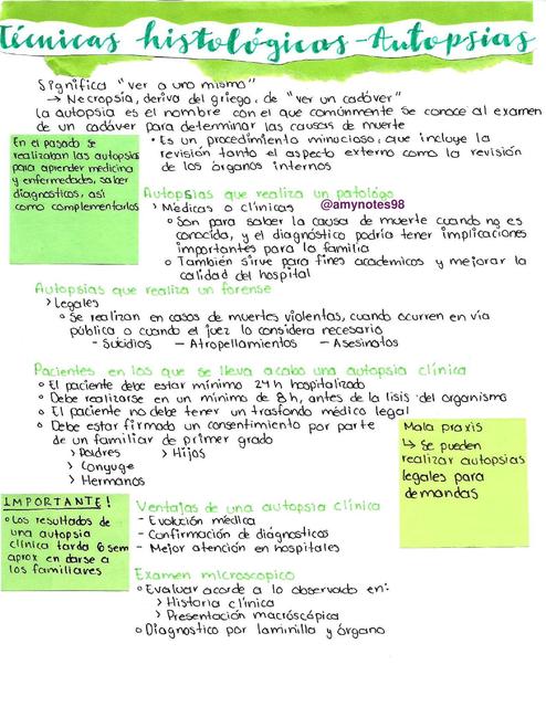 Autopsias | Amy_Mednotes | uDocz Autopsias | Amy_Mednotes | uDocz