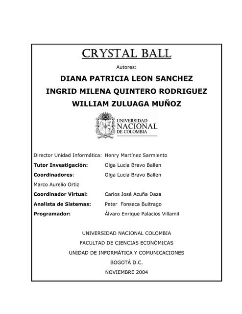 Crystall Ball Manual Pdf.Pdf | Jose Orlando Vasquez Huapaya | uDocz