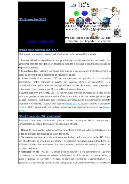 Qu Son Las Tics | Mick Tirado Silva | uDocz