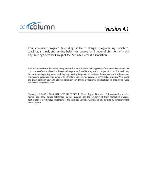 Pcacolumn Manual.Pdf | Ramiro José Ricardo Barrios | uDocz