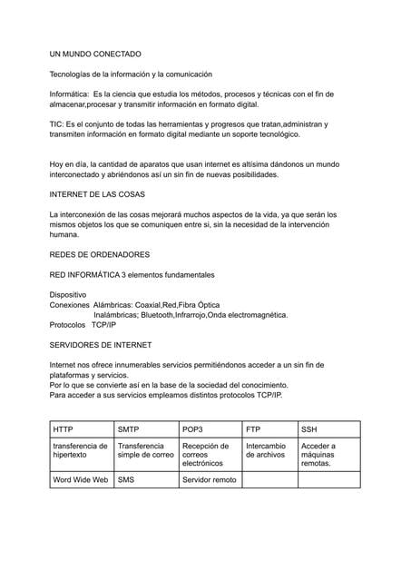 Un Mundo Conectado | B-Med | uDocz