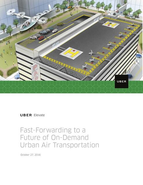 Uber Elevate: On Demand Urban Air Transportation [Pdf] | HackerNews | uDocz