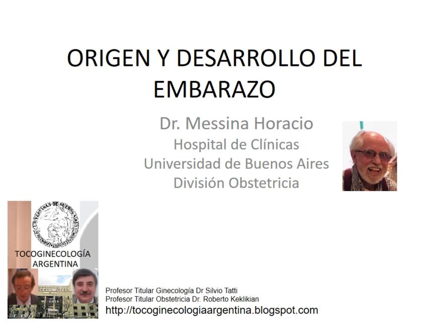 Origen y Desarrollo Del Embarazo | Rvinsh Shcn | uDocz