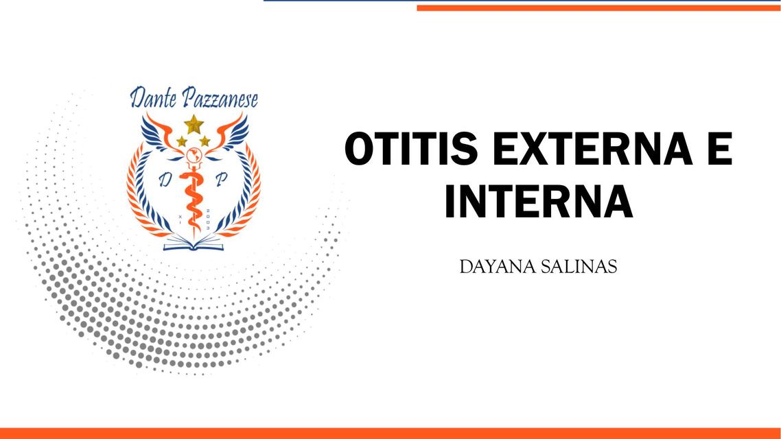 Otitis Externa e Interna | Estefii Dayana | uDocz