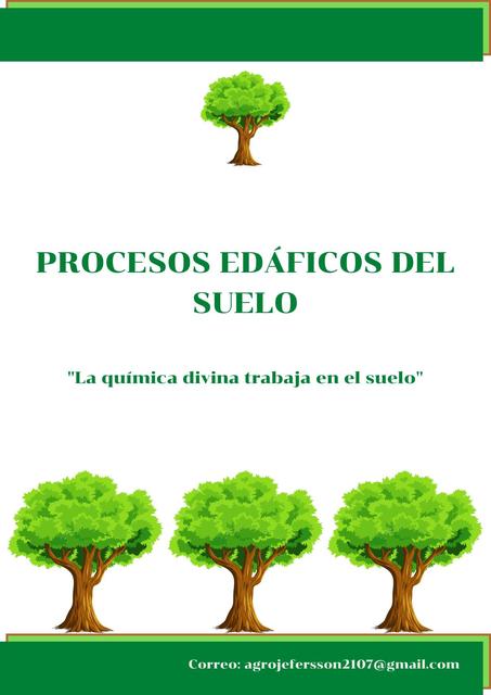 Procesos Edáficos | AgroJefersson | uDocz