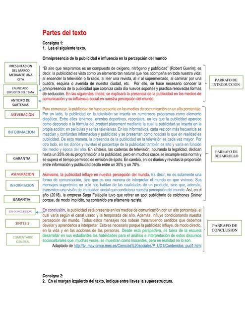 Partes del Texto | Kenny G | uDocz