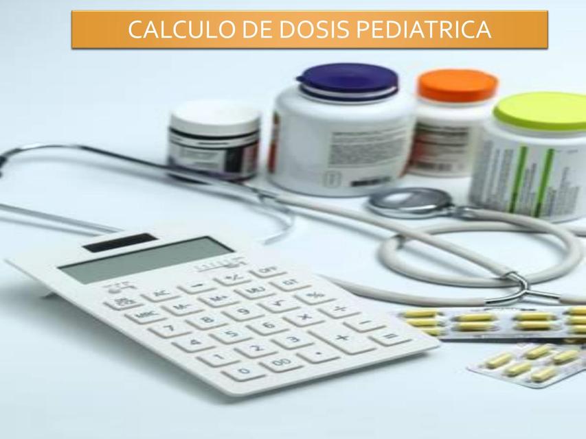 Calculo de Dosis en Medicamentos