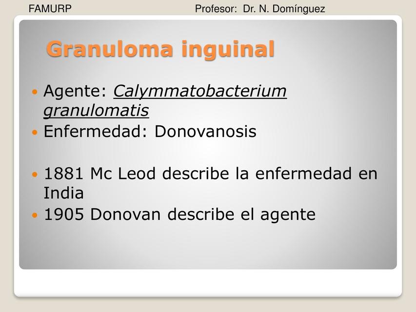 Granuloma inguinal | Ronni Delinger | uDocz