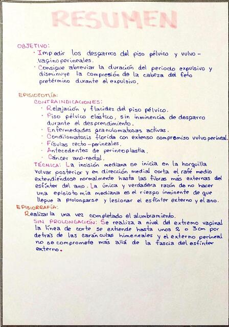 Episiotomía | Busca y descarga apuntes gratis | uDocz