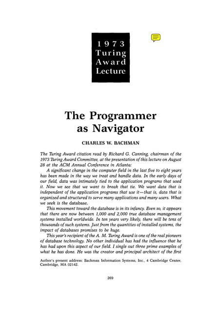 The Programmer As Navigator Hackernews Udocz