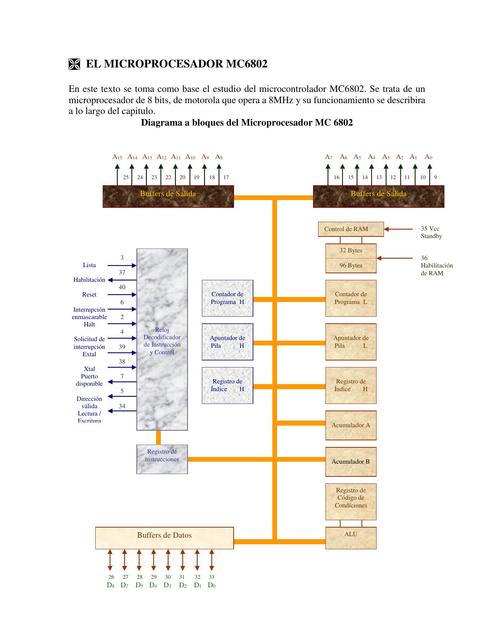 El Microprocesador MC 6802 | Servand Gunzalz | uDocz