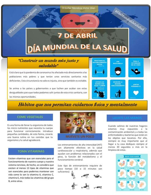 Láminas informativas. Día de la salud | Victor Alan | uDocz