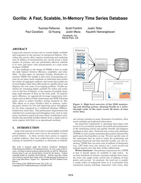 Gorilla A Fast Scalable In Memory Time Series Database Hackernews Udocz 8022