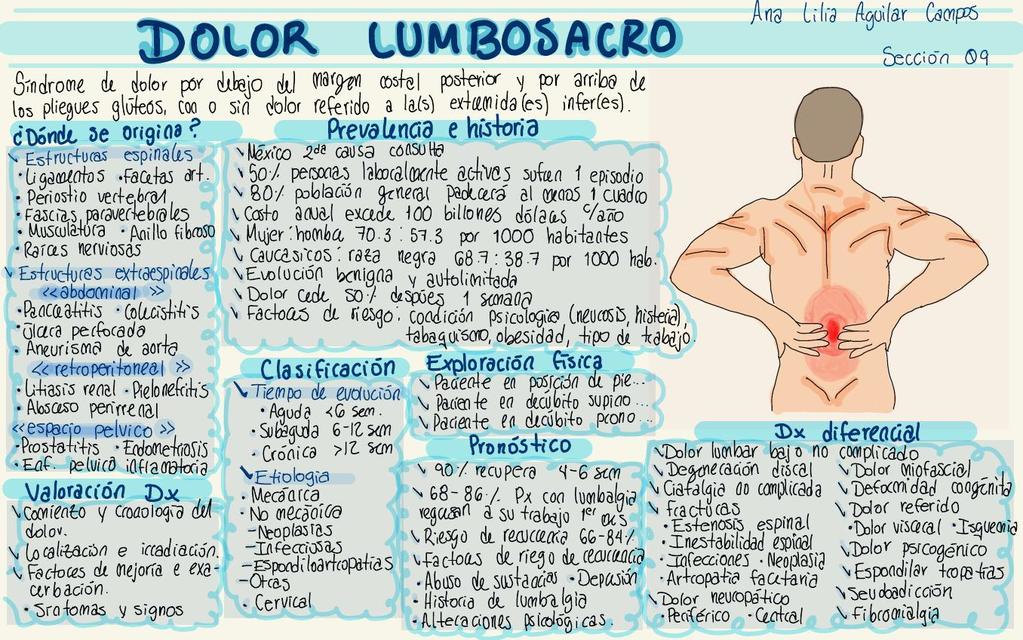 Dolor lumbosacro | ANA LILIA AGUILAR CAMPOS | uDocz