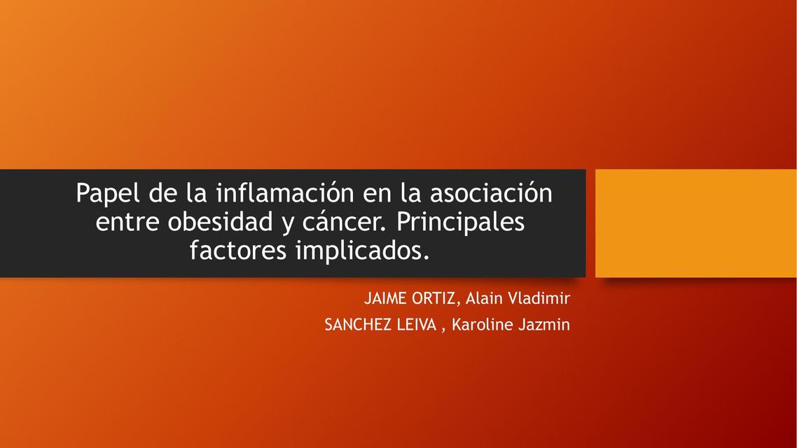 Cáncer y obesidad | Doctora Rosa | uDocz