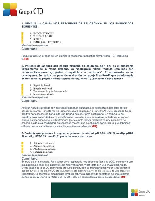 Examen simulacro - CTO | Dr. Piamadre | uDocz