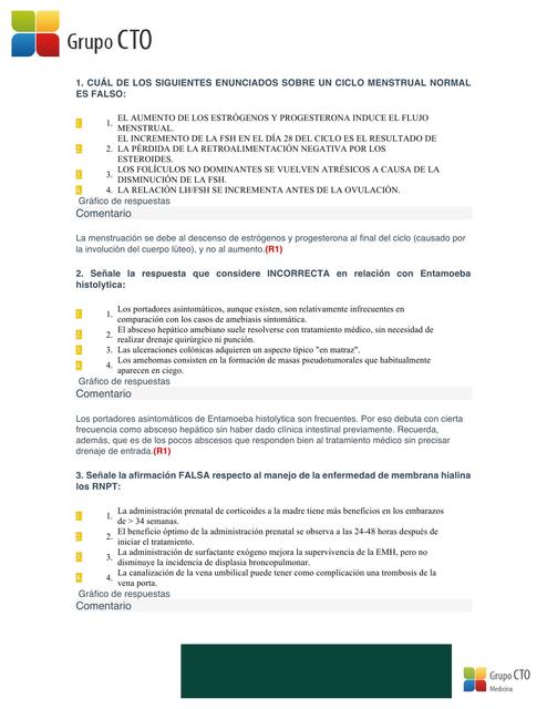 Examen simulacro - CTO | Dr. Piamadre | uDocz