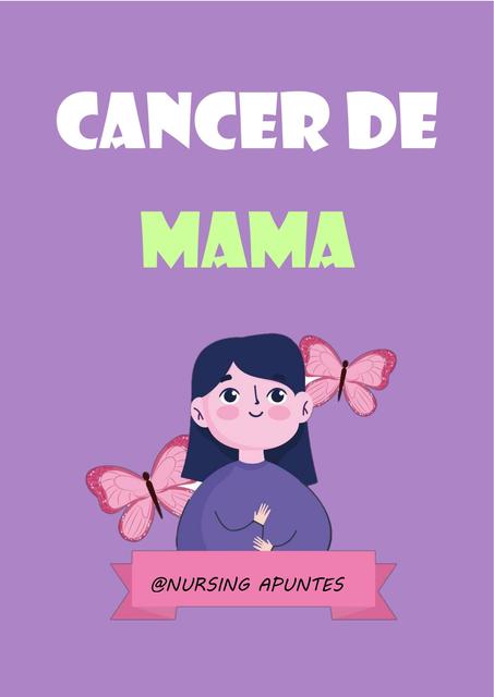 Cáncer De Mama Nursing Apuntes Udocz