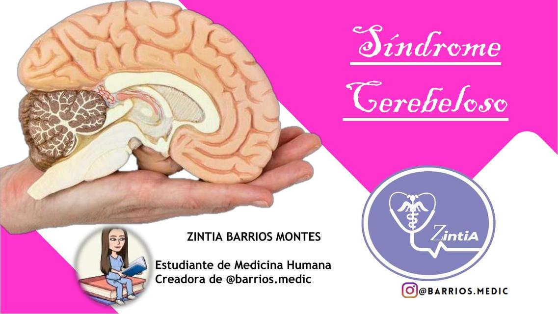 Síndrome Cerebeloso | BARRIOS MEDIC 👩‍⚕️📚 | uDocz