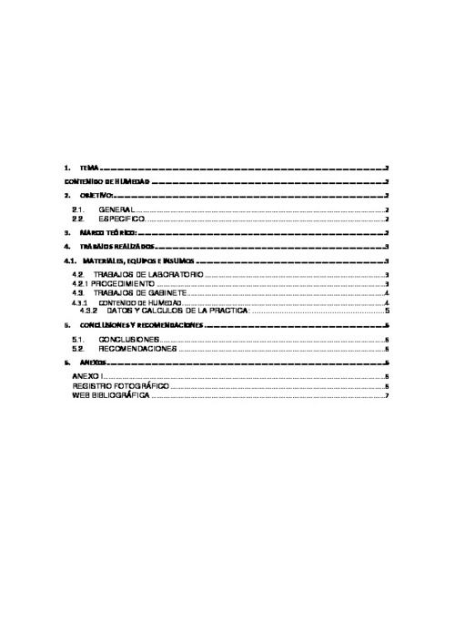 Informe De Contenido De Humedad | Anon | uDocz