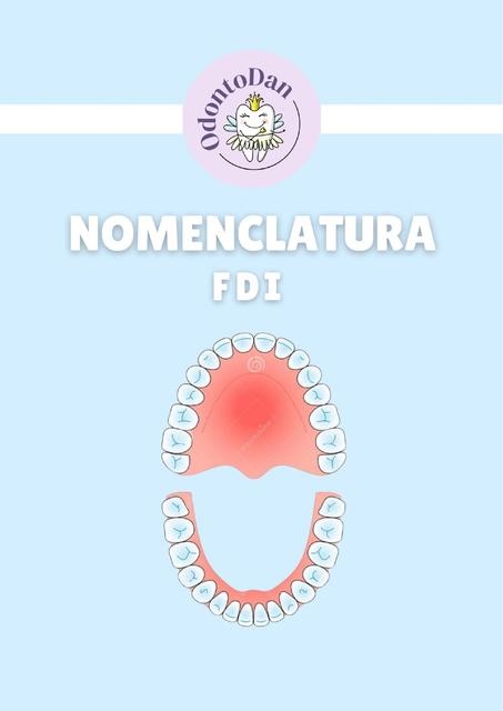 Nomenclatura FDI | OdontoDan | uDocz