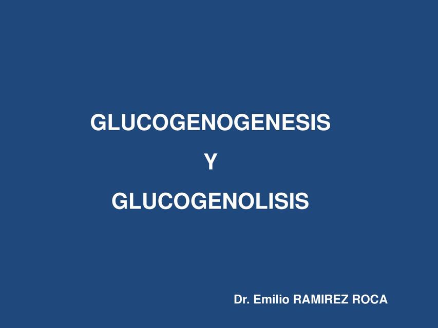 Glucogénesis y Glucogenólisis | shadow | uDocz