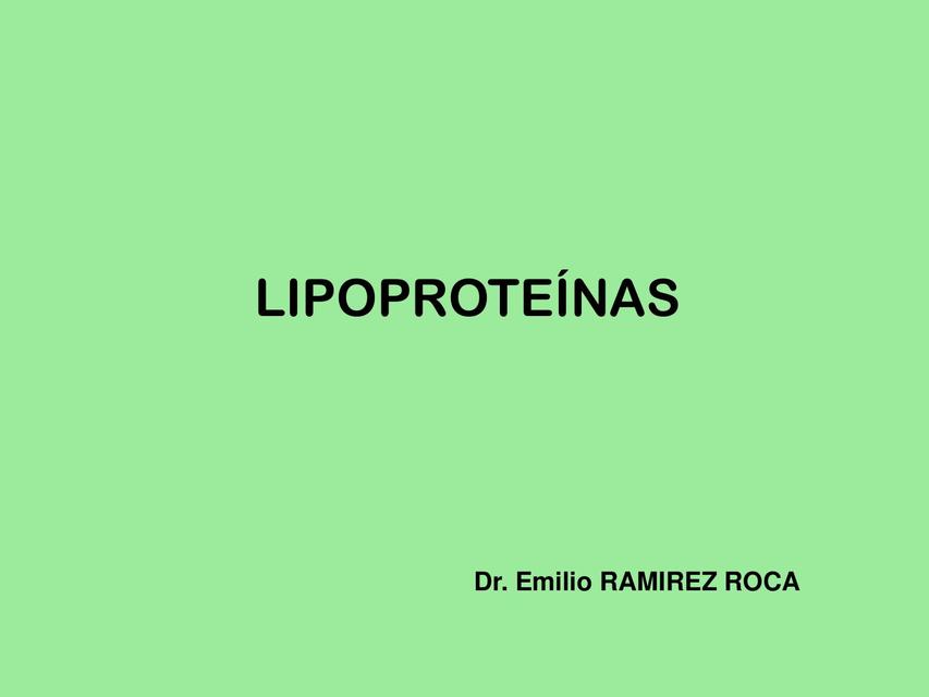 Lipoproteínas | shadow | uDocz