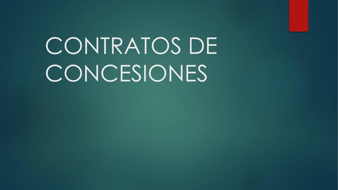Contratos de Concesiones | Luiz Ka | uDocz