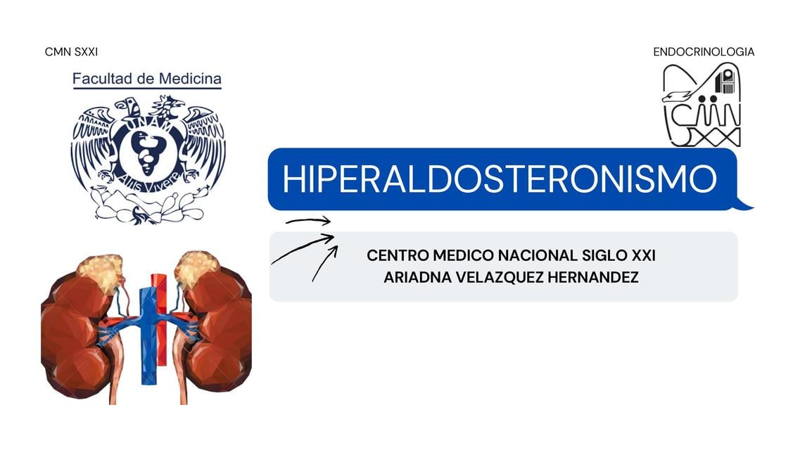 Hiperaldosteronismo y Feocromocitoma | Ari Velazquez H. | uDocz