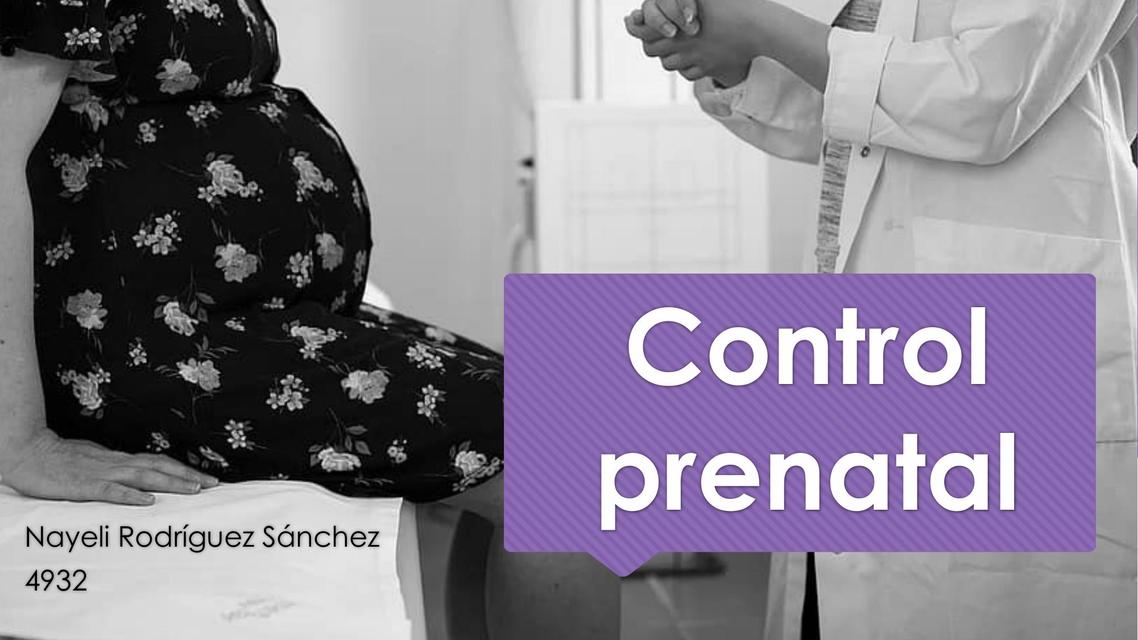 Control Prenatal | uDocz
