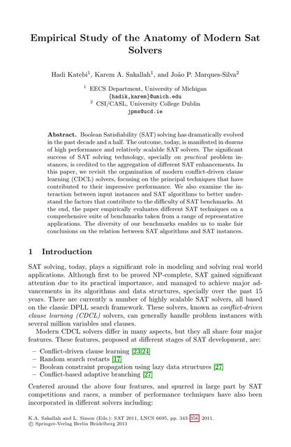 Empirical Study Of The Anatomy Of Modern Sat Solvers [Pdf] | HackerNews ...