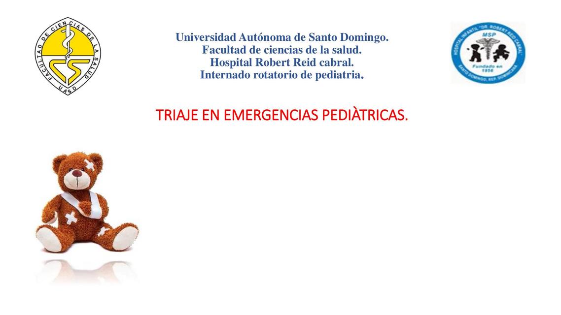 Triaje pediátrico