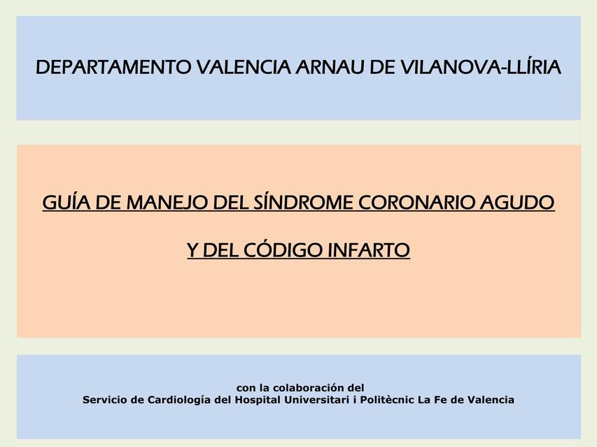 Resúmenes de Código infarto | Descarga apuntes de Código infarto