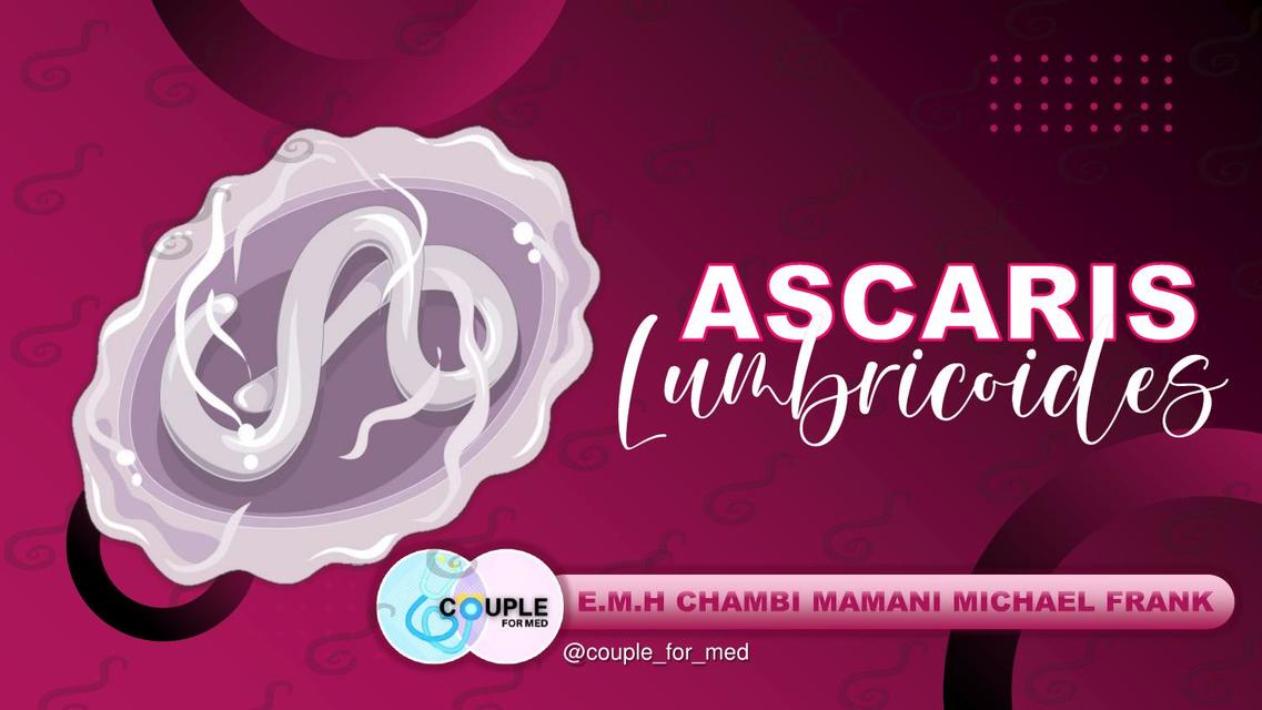 Resúmenes de Ascariasis | Descarga apuntes de Ascariasis