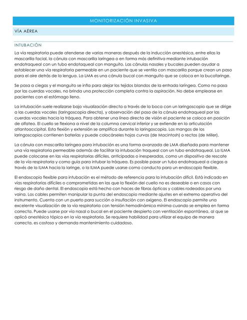 Monitorización Invasiva Esli García Udocz