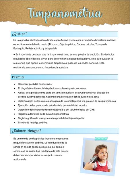 Timpanometria | Melina_Fono | uDocz