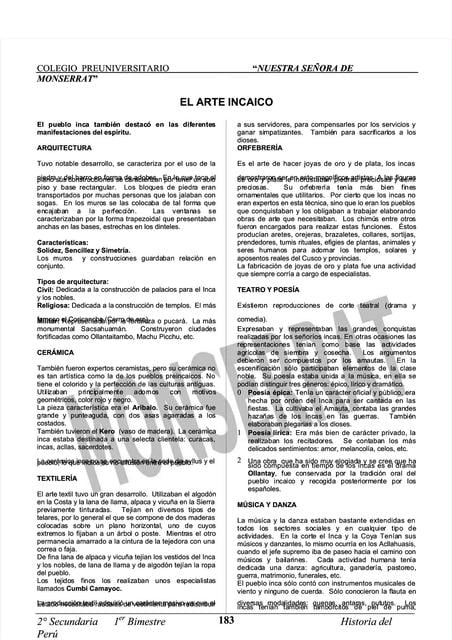 El Arte Incaico | uDocz