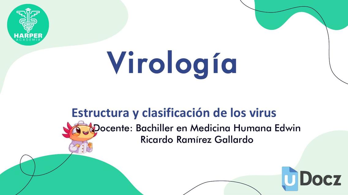 Estructura y clasificación de los Virus | Harper Navarro | uDocz