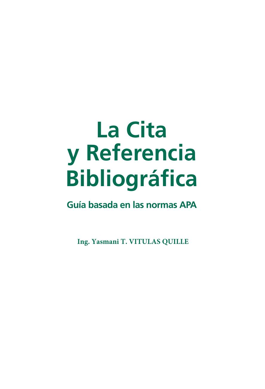 Guia Estilo Apa | ronald vilca caceres | uDocz