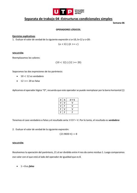 Tarea Semana6 PRINCIPIO DE ALGORITMOS UTP | Henry Mauricio Hinostroza ... Tarea Semana6 PRINCIPIO DE ALGORITMOS UTP | Henry Mauricio Hinostroza ...