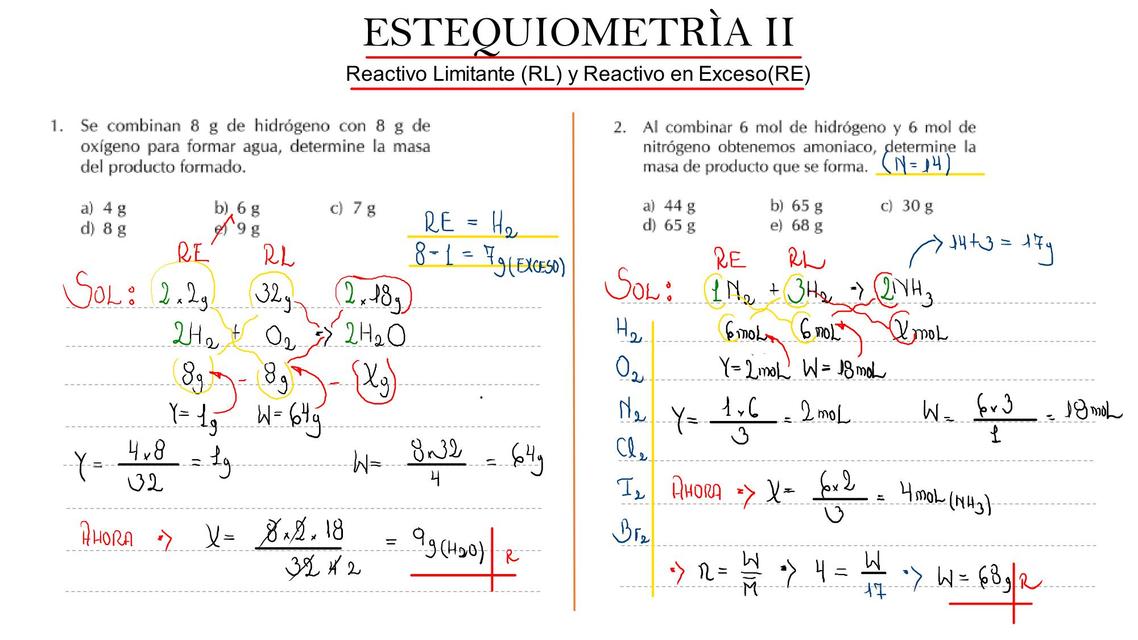 Estequiometría | Patricia Del Carpio | uDocz