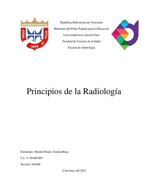 Principios de la Radiología Shantal Aoukar 103OM | shantal oriany ...