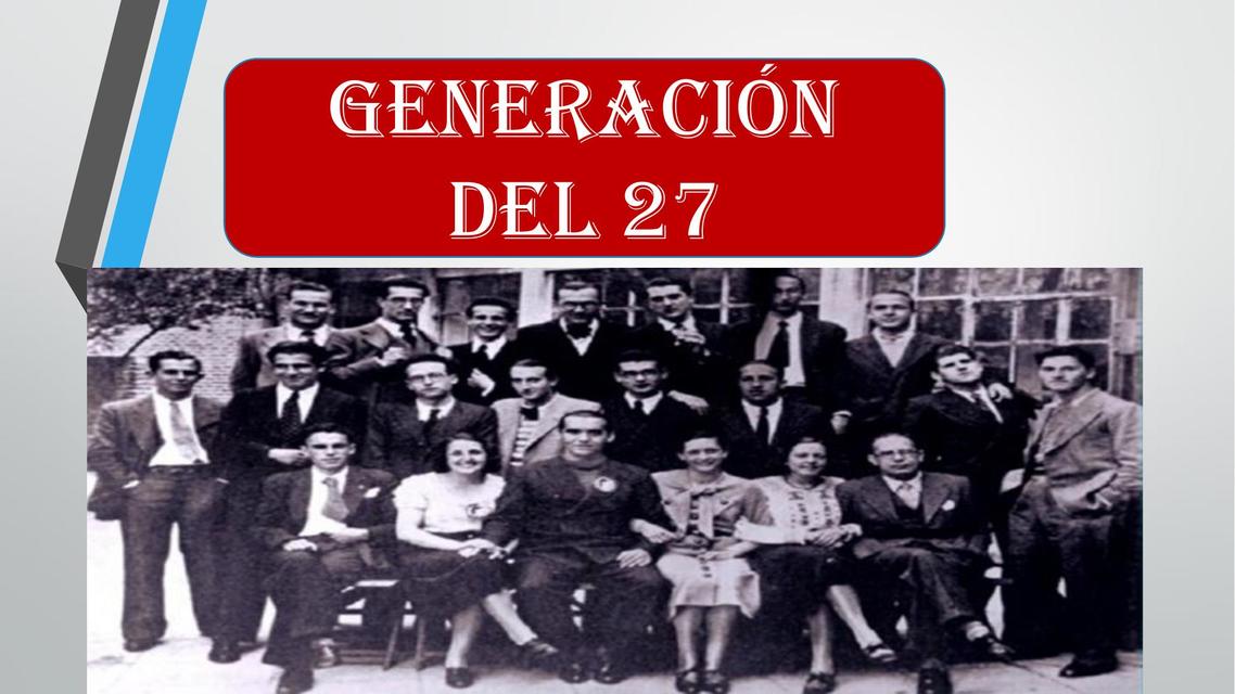 LITERATURA generaciones españolas | uDocz
