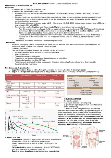 insulinoterapia | uDocz