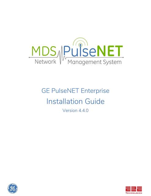 PulseNET Enterprise Installation Guide | Para Pata | uDocz