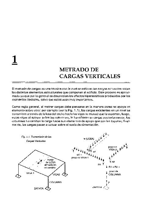 Analisis De Edificios Cap01 Metrado De Cargas - Angel San Bartolome | Anon | uDocz
