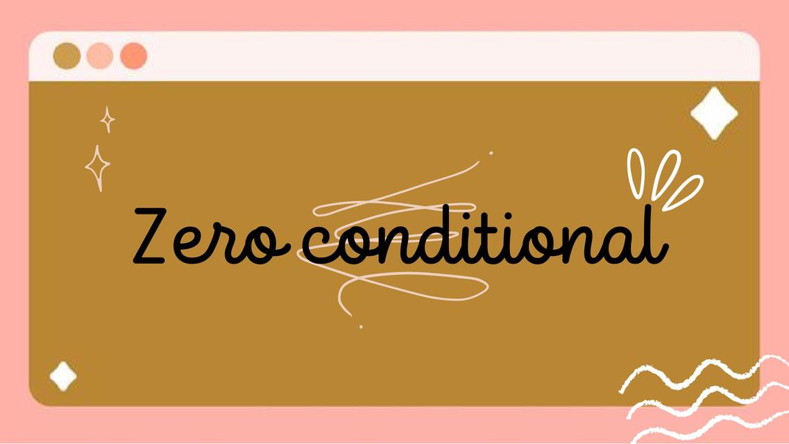 Zero conditional | Ferstudiess | uDocz