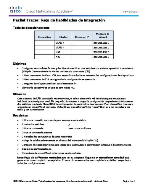 2 4 1 2 Packet Tracer Skills Integration Challenge | Esdras Lopez | uDocz